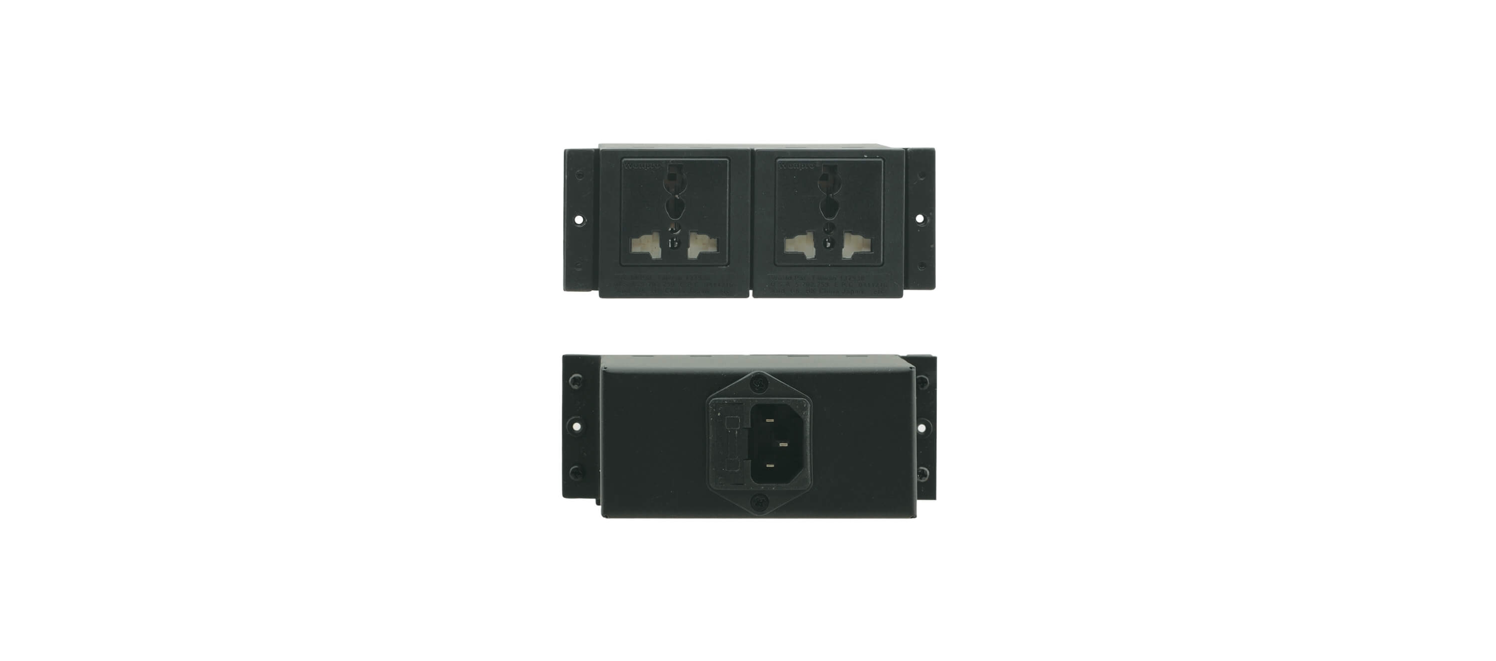 Dual Power Socket Module, 5A, Width 2.9 in., Height 2 in., Depth 3 in ...