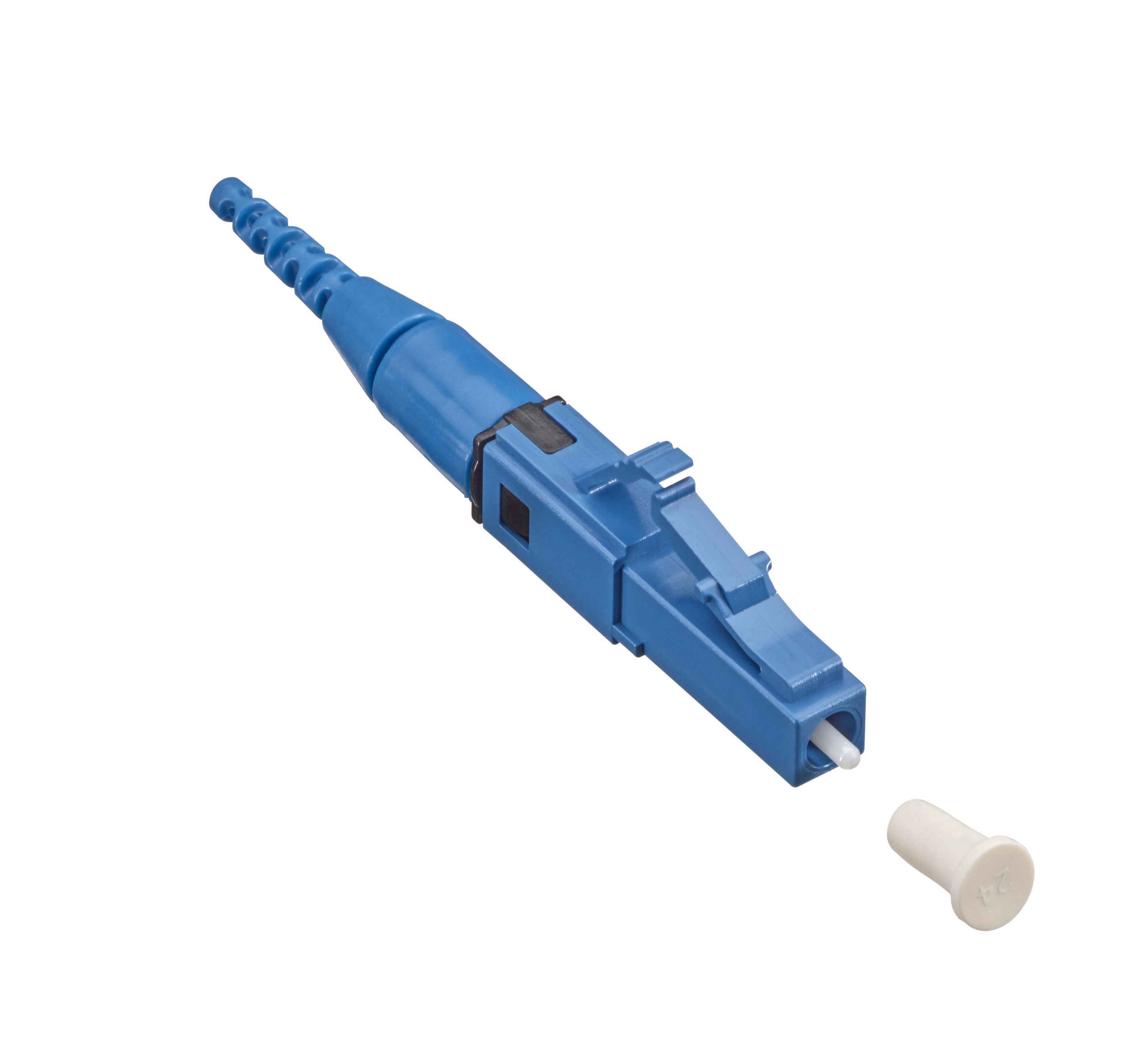 Splice-On Connector, LUPC Connector, Fusion Spliced Connector, Blue ...