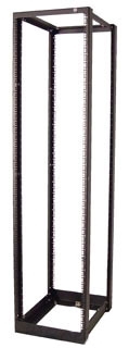 2-Post Rack, ADJUSTABLE QUADRARACK, 72" HIGH, 38U, DEEP GRAY
