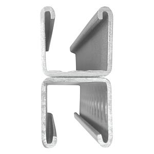 Strut Channel, Half Slotted, Pre Galvanized, 13/16 in. Ht, 20 ft. Lg ...