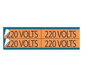 Conduit and Voltage Marker Card - Style B 1 1/8 inch x 4 1/2 inch ...