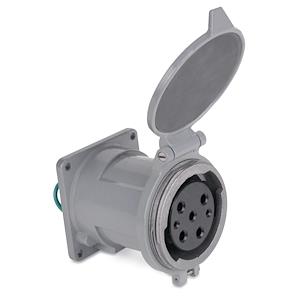 Interconnection Receptacle,30 A,Copper-Free Cast Aluminum,3 Pole,4 Wire ...