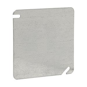 Square Box Cover 4 inch Steel Blank