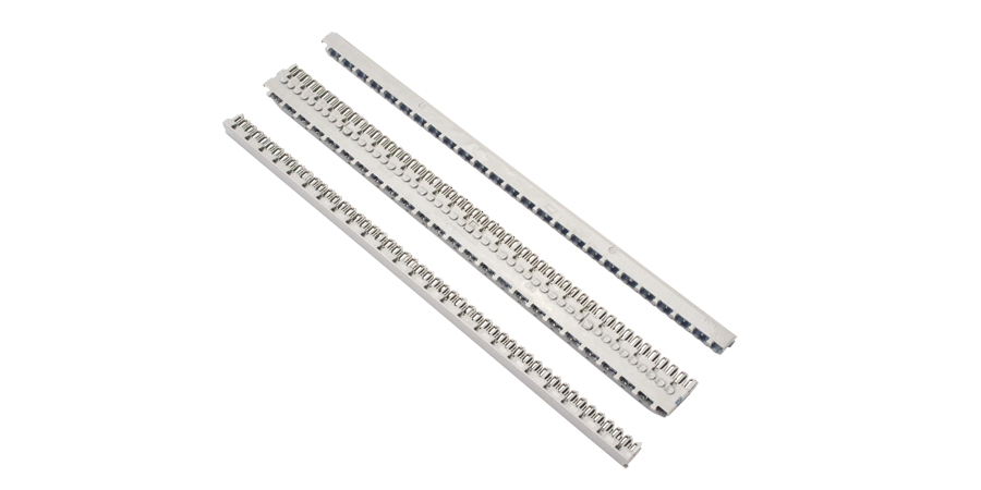Splice Connector Module, Pic, 26 to 24AWG, 25 Wire, Gray