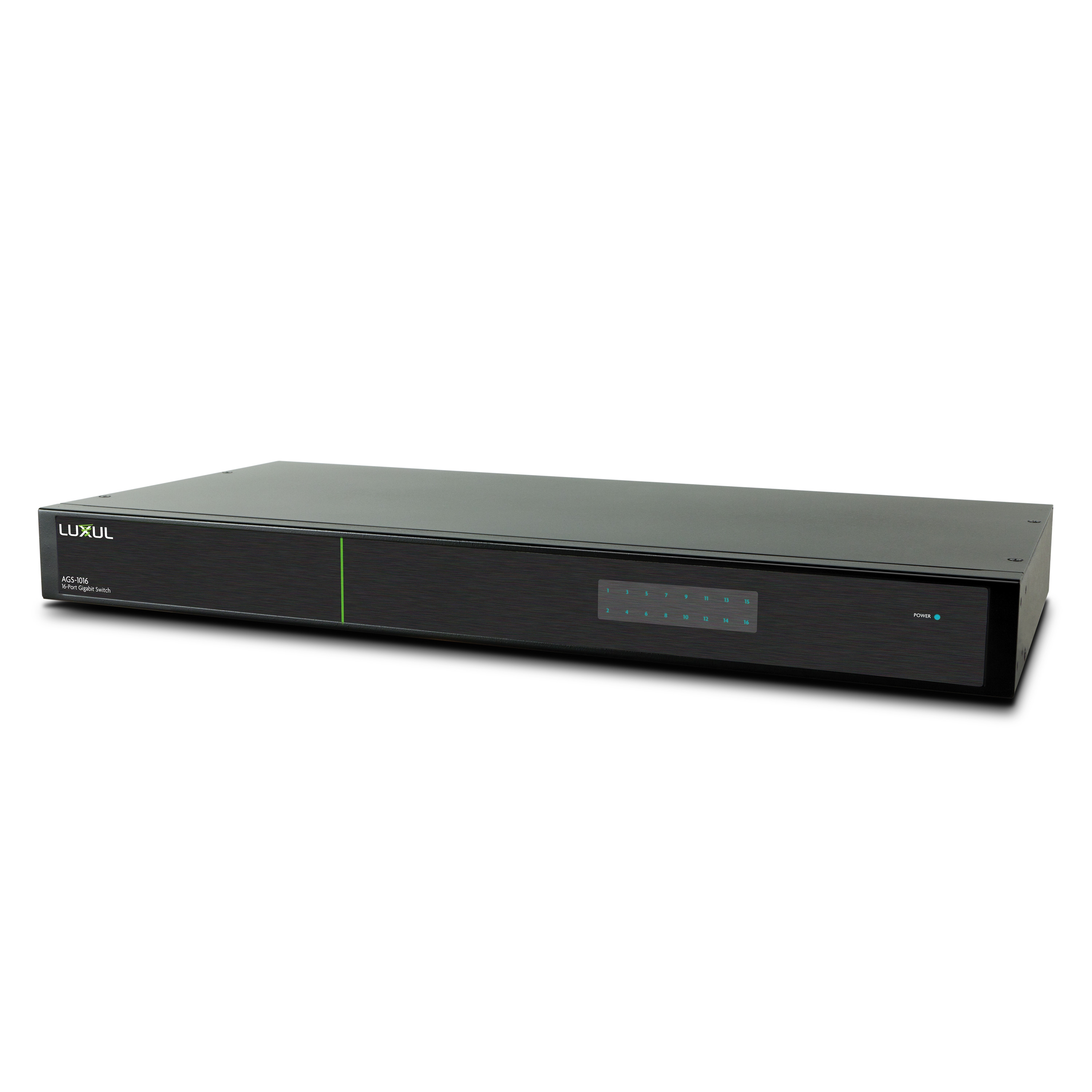 Ethernet Switch, 16-Port, (16) RJ45 Port Configuration, Unmanaged, Rack ...