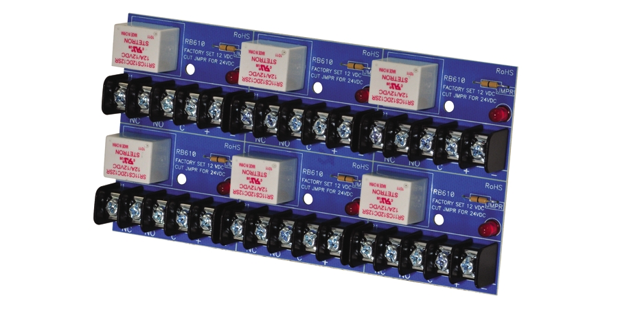 Relay Module, 12 VDC, 24 VDC Selectable Input, 50 mA Input