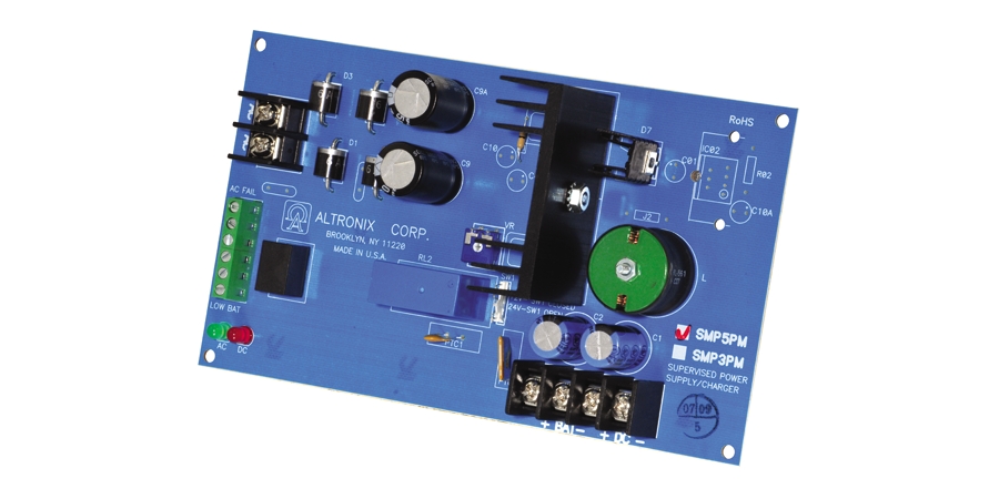 Supervised Power Supply/Charger, LxWxH: 7 x 4.05 x 1.35 in.