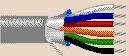 Multi-Conductor Cable,24 AWG,20 Conductor,7 x 32 Strand,Tin-Plated ...