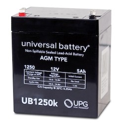 UB1250 - UNIVERSAL BATTERY - Lead Acid | Anixter