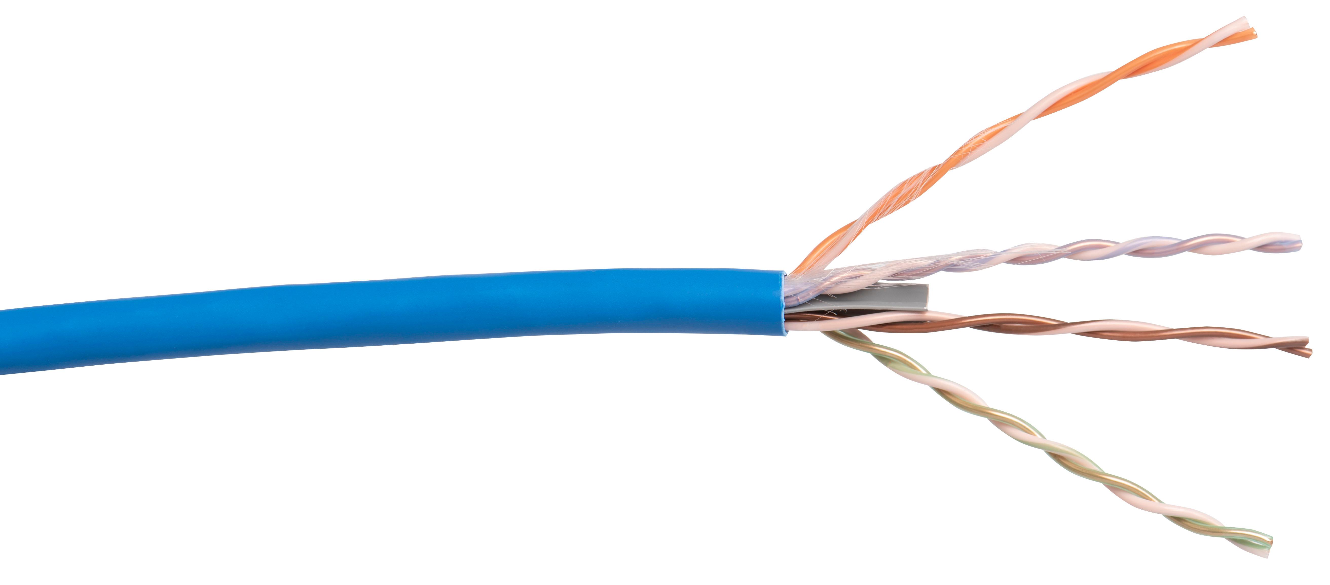 Unshielded Cable Reel, 4 Pair, 23AWG, Plenum; CMP, U/UTP - Unshielded ...