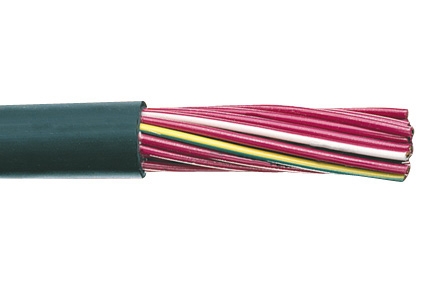 Control Tray Cable, 25, Bare Copper, 16 AWG, Stranded, Nylon, PVC ...