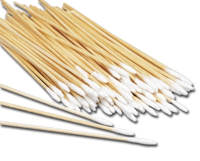 Mini-Tip Cotton Tip Applicators: 6" Length, 1,000/Box
