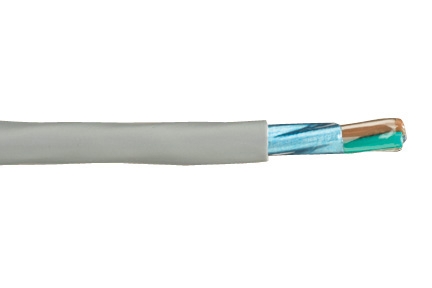 Multi-Conductor Cable, Tinned Copper, 20 AWG, Foil Braided, Polyvinyl ...