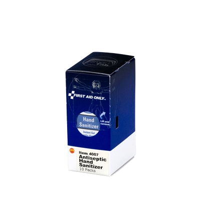 SmartCompliance First Aid Kit Refill: Hand Sanitizer Packets, 10/Pkg.