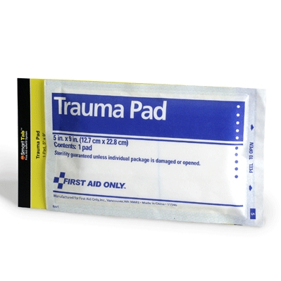 SmartCompliance First Aid Kit Refill: Trauma Pad, 5" X 9", 1/Pkg.