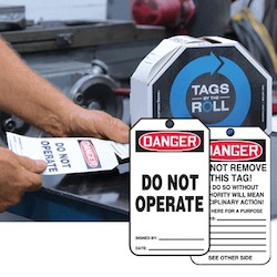 TAR110 - ACCUFORM SIGNS - TAG DGR DO NOT | Anixter