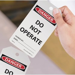 TAR110 - ACCUFORM SIGNS - TAG DGR DO NOT | Anixter