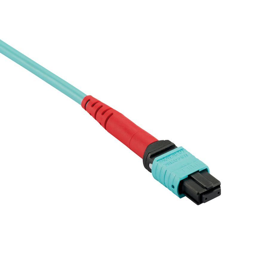 OM4 24-fiber indoor small diameter trunk, plenum, 24F ferrule MTP ...