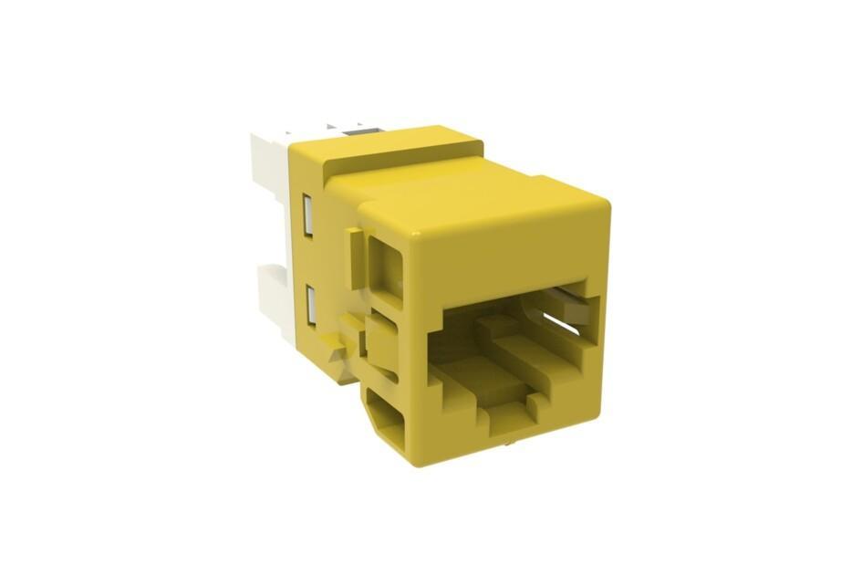 Uniprise NJ 500 Series Modular Jack, Cat 6, Unshielded, IDC, 1 Port ...