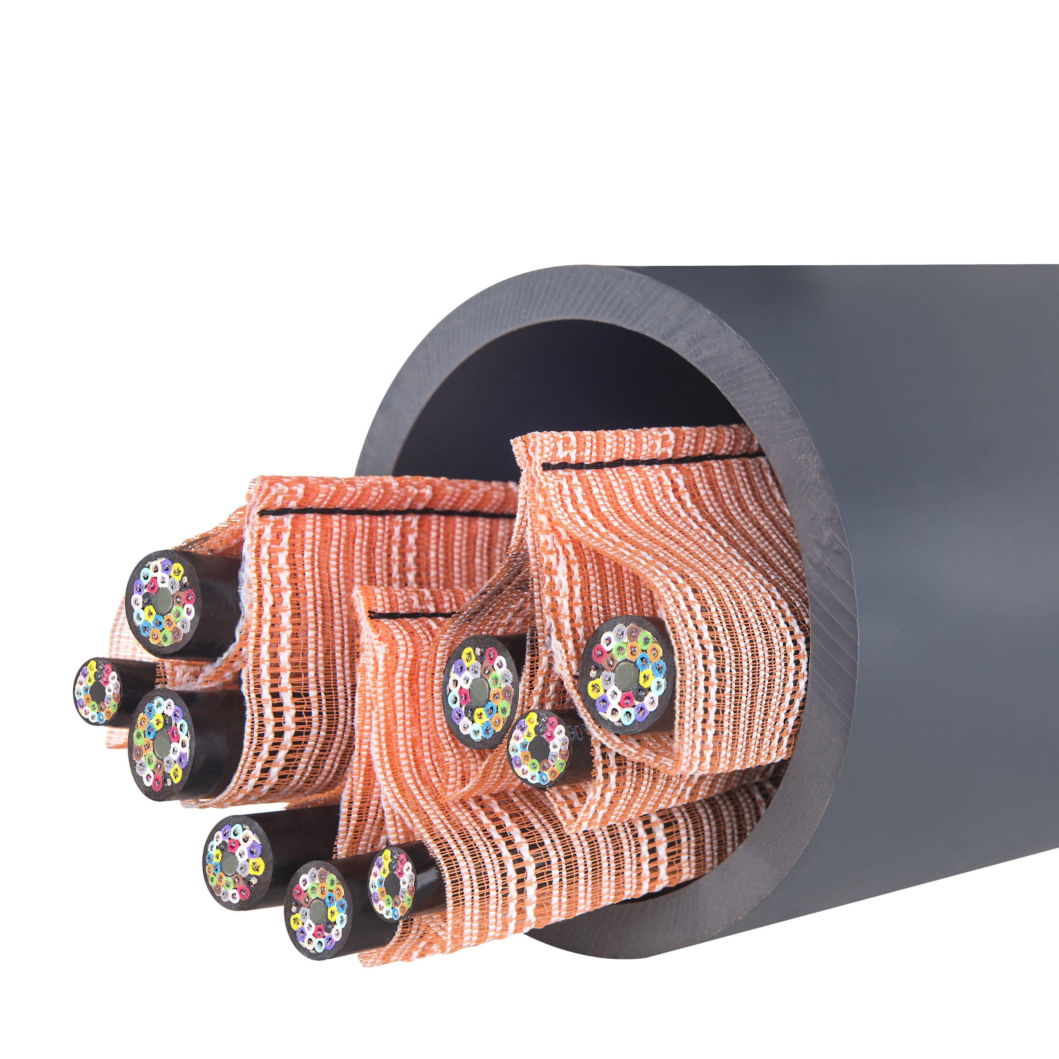 INNERDUCT, 3-CELL, FOR 2" HDPE, 10,000', BLK THREAD