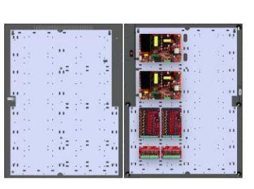 Power Supply, 120 VAC, 230 VAC Input, 12/24 VDC Output, Dimensions ...