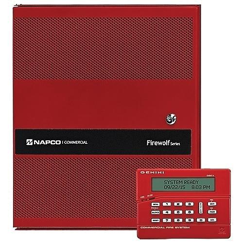 Commercial Fire Alarm Panel Kit, Red, Compatible With: GEMC Series ...