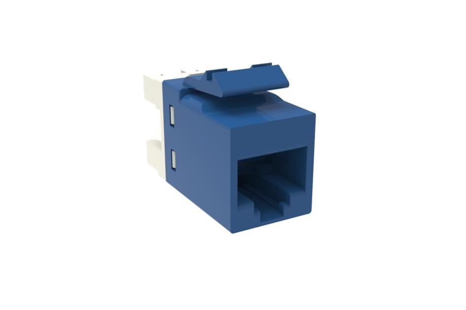 Uniprise NJ 500 Series Modular Jack, Cat 6, Unshielded, IDC, 1 Port ...