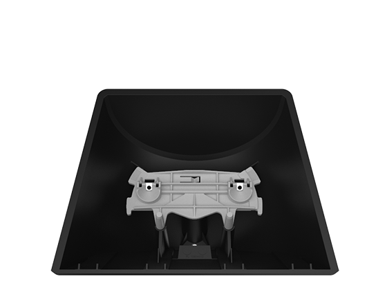 Intercom Stand, Desk; Shelf, Black