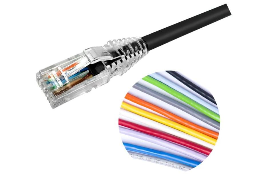 Uniprise® NC 6 Series Cat 6 Patchcord,RJ45 Plug,RJ45 Plug,U/UTP,Plenum ...