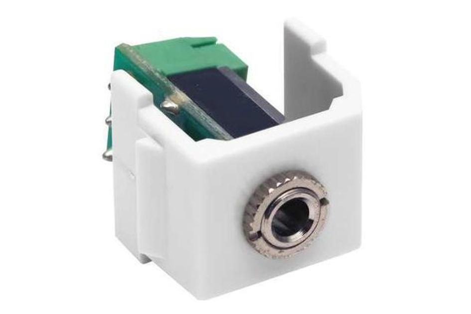 SL Series Insert, Modular Size 1, Screw Terminal, 1 Port, Alpine White