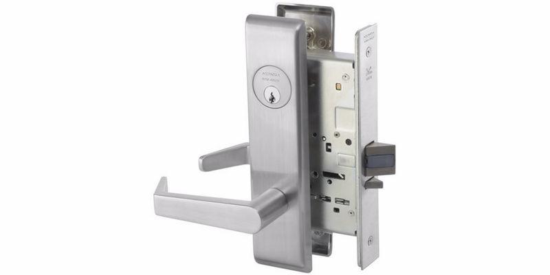Mortise Lock, ANSI: Grade 1, Function: Closet/Storeroom Lock, US26D ...