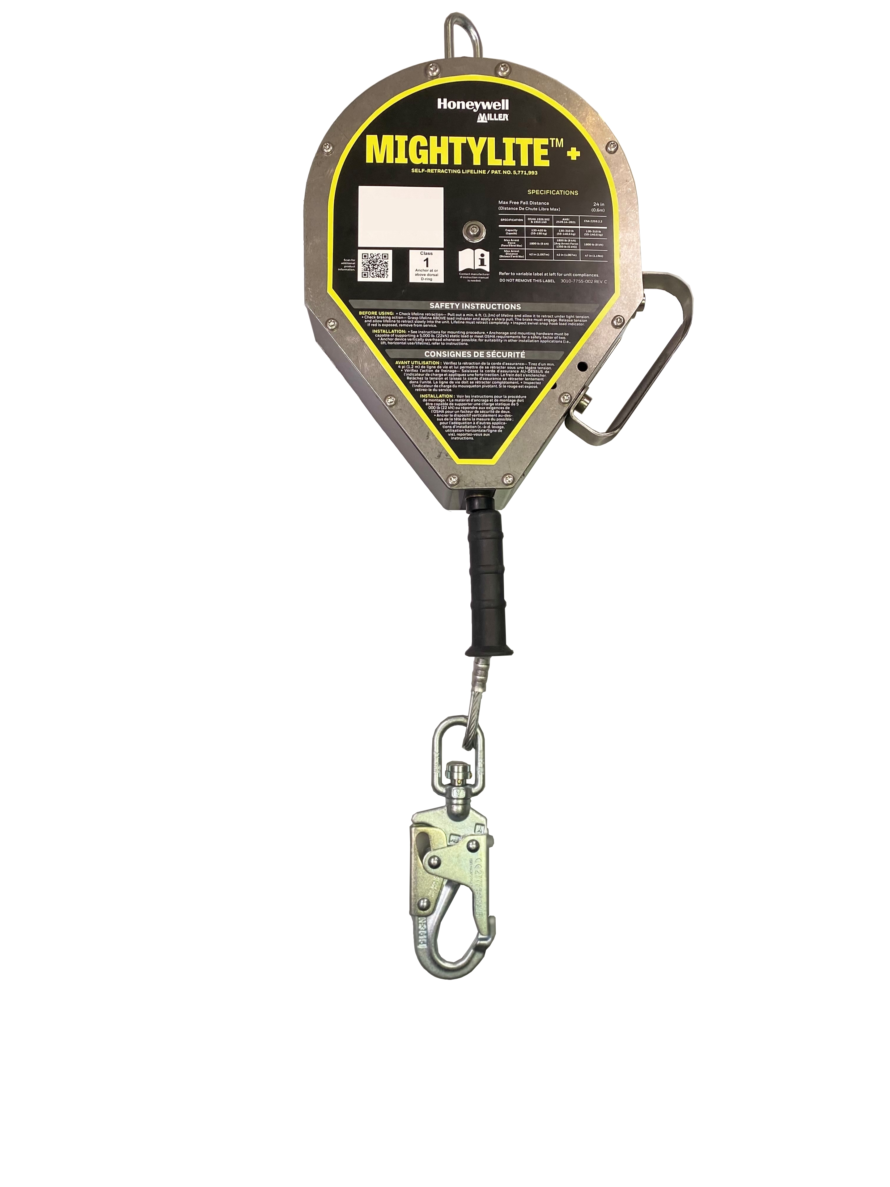 RETRACT GALV CABLE MIGHTYLITE
