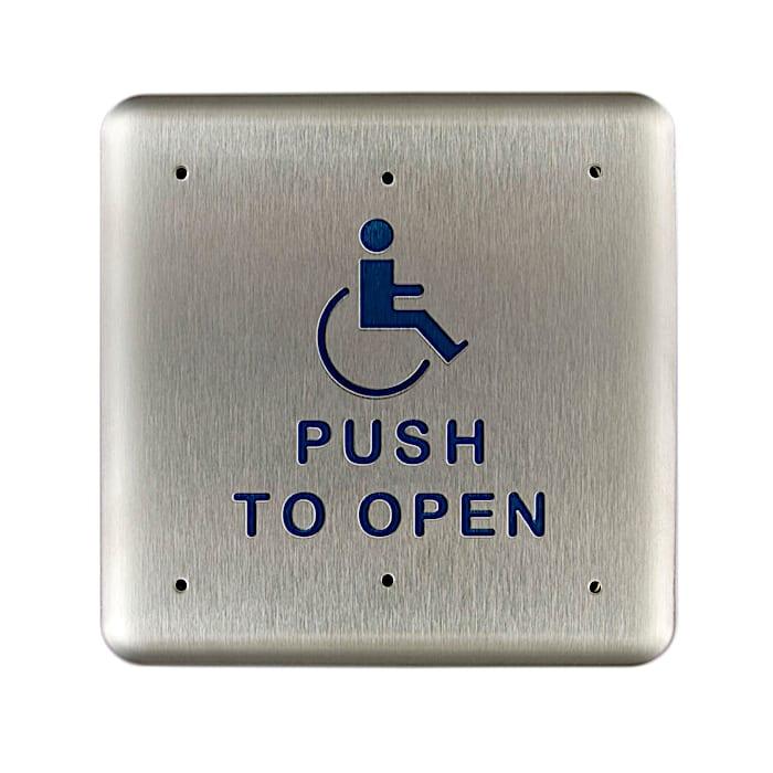 Push Plate Actuator, Single-Pole, Double Throw Switch, Momentary Switch ...
