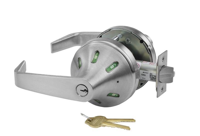 Cylindrical Lock, ANSI: Grade 1, Function: Entry with Turnbutton, US26D ...