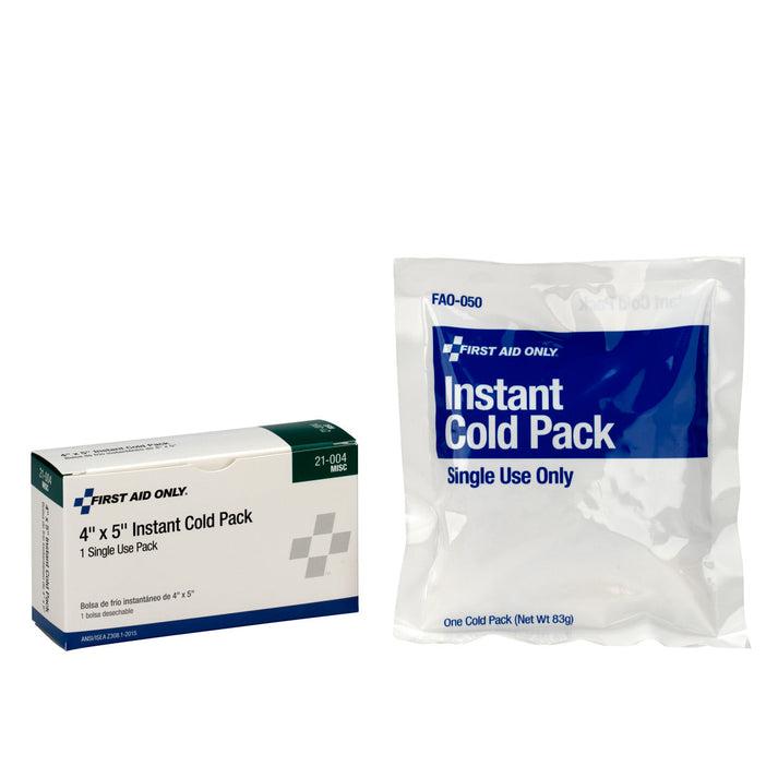 Instant Cold Pack: 4 x 5 in., 1/Box
