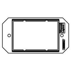 8SER - WIREMOLD - 1-gang ortronics series | Anixter