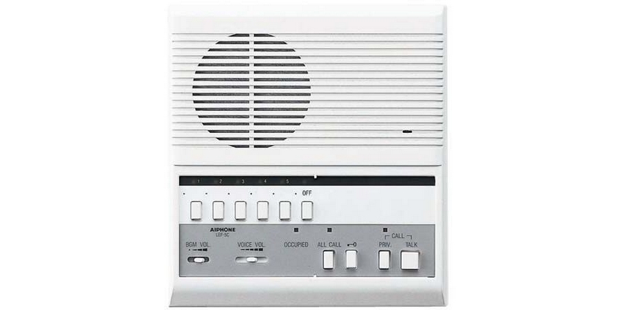 Master Station, Audio Only, Flush-mount, Hands-Free