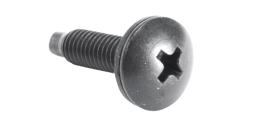 Rack Screw,Phillips Drive,Black Matte,Truss Head,Steel,3/4 in. Lg ...