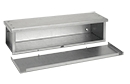 Wiring Trough, Removable Cover, Mild Steel, Galvanized, D: 116 in ...