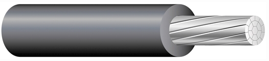 XHHW Wire, 1, Aluminum, 500 kcmil, Stranded, XLPE Insulation, 65 mil ...