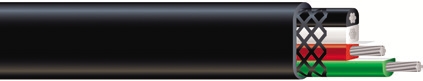 Grounding Cable, 1/0 Gauge, 1 Conductor, Copper, Clear PVC Jacket