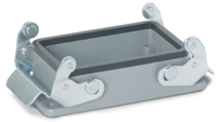 Panel Mount Base,Gray,LxWxH: 4.016 x 2.205 x 1 in.,For Rectangular ...