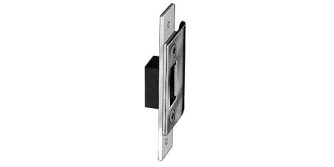 Deadlatch Strike, Dark Bronze Anodized, Latch Face: Faceplate Flat ...