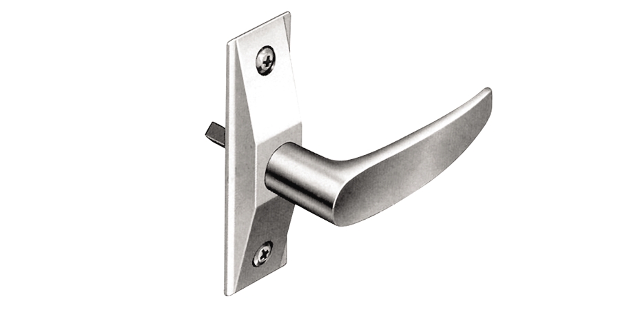 Deadlatch Handle, Clear Anodized, Cast Aluminum, For Use With 4300 ...
