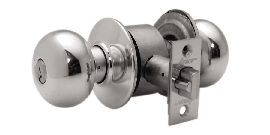 Cylinder Lockset, ANSI: Grade 2, Function: Entrance/Office Lock, US3 ...