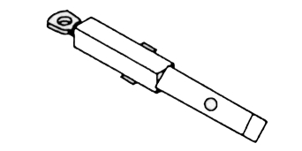 Spindle, For Use With ML2000 Series Mortise Locks, 1-3/4 in. L