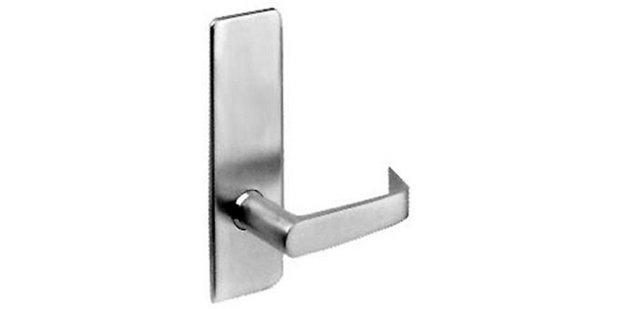 Mortise Door Lockset, Right Hand, Newport, Cast Lever, Wrought ...