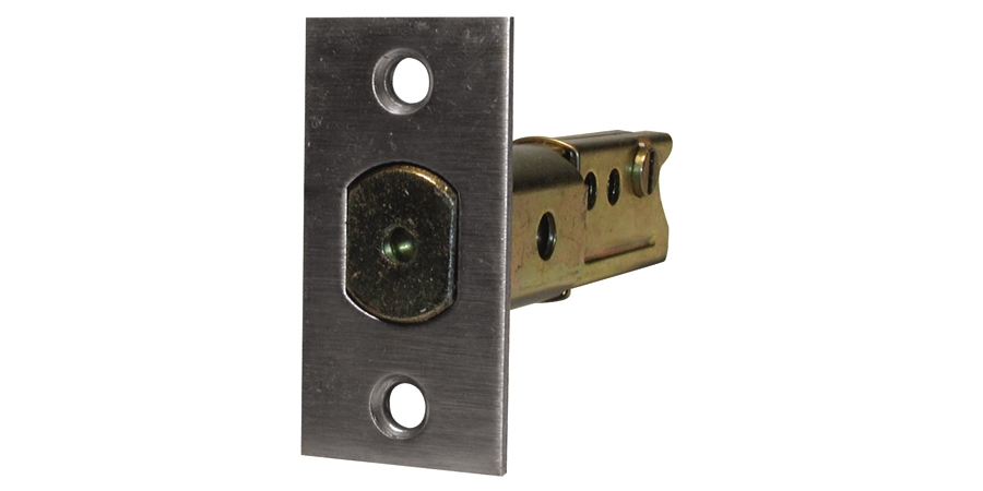 Deadlock Bolt, US26D Satin Chrome, 2-3/4 or 2-3/8 in. Backset, For Use ...