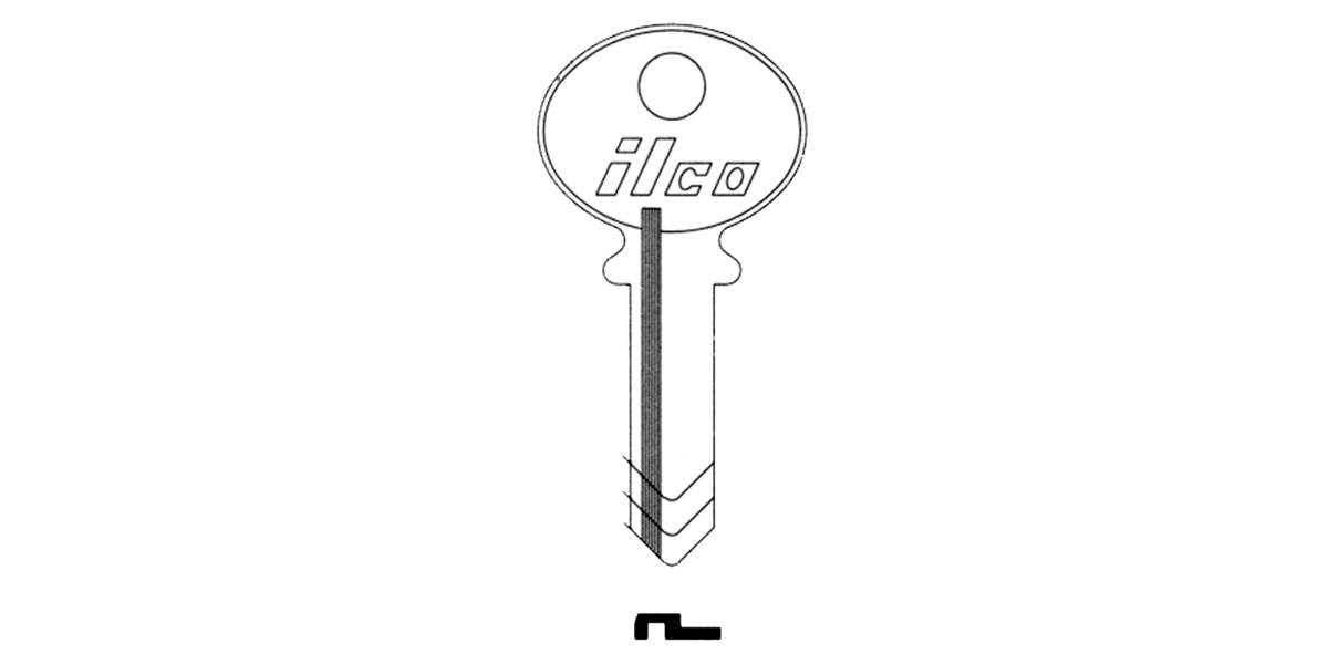 Cylinder Lock Key Blank, 4 Pin or Disc Pin Length, Disc/Wafer Tumbler ...