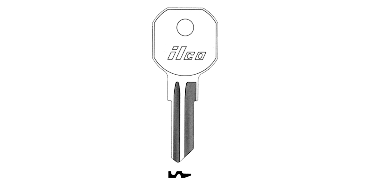 Cylinder Lock Key Blank, Automotive Key Blank, Original-Shaped Bow ...